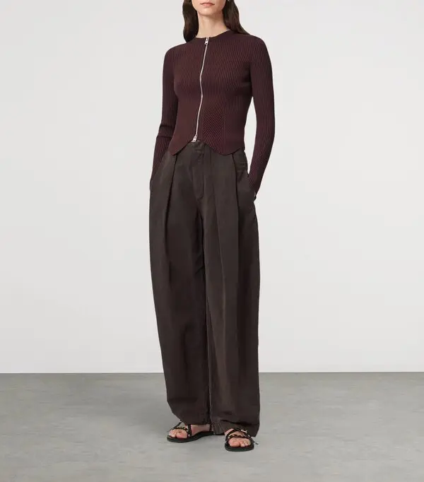 ALLSAINTS Ribbed Cruz Cardigan