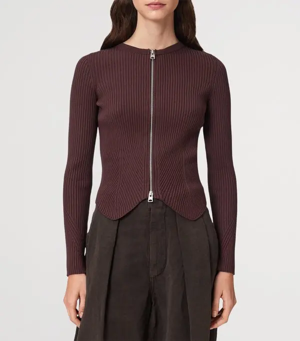 ALLSAINTS Ribbed Cruz Cardigan