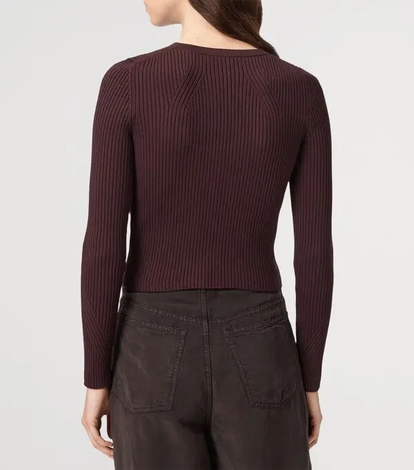 ALLSAINTS Ribbed Cruz Cardigan