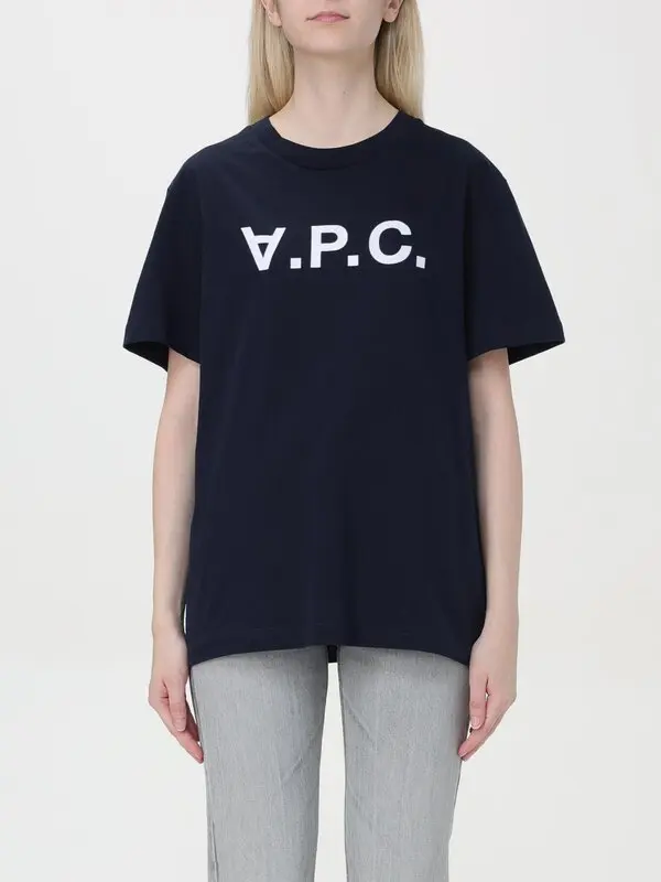A.p.c. T-shirt Colour - Navy