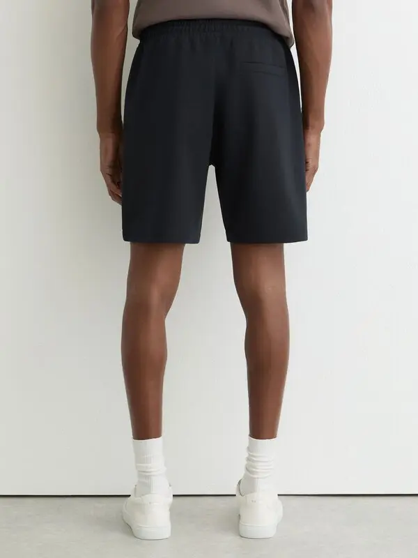 REISS Premium Interlock Drawstring Shorts
