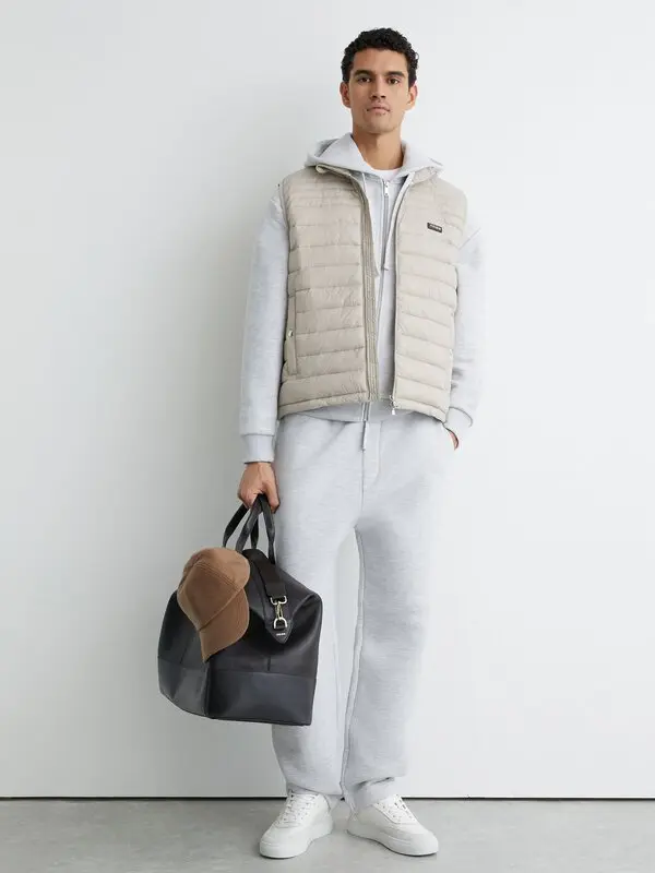 REISS Quilted Zip-through Gilet