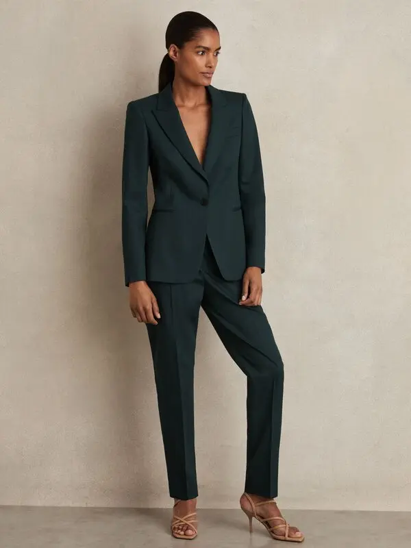 REISS Wool-blend Single-breasted Suit Blazer
