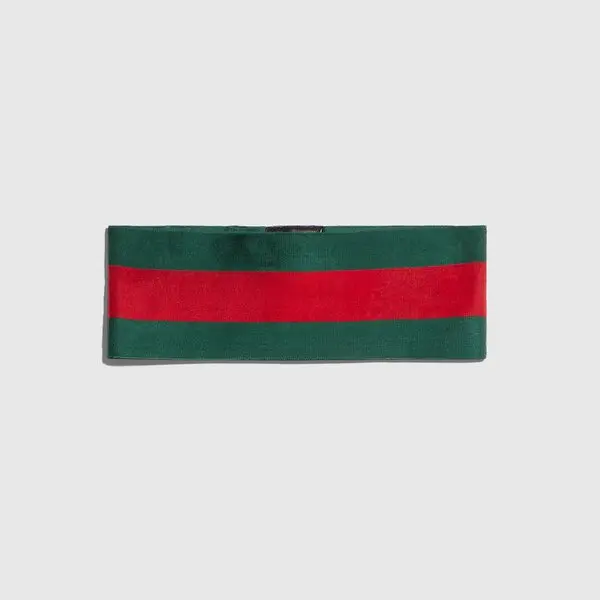 Gucci Stretch Silk Polo Shirt With Crest Embroidery - Green