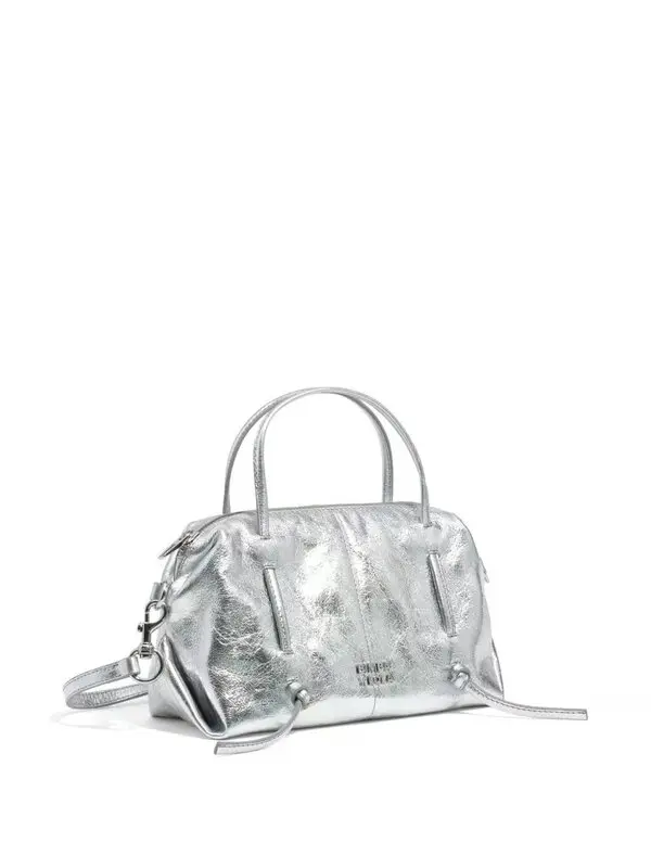 Bimba Y Lola Mini Leather Lolita Bag - Silver