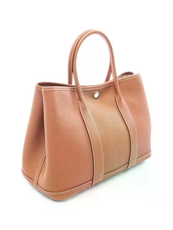 Hermès 2025 Tpm Garden Party Tote Bag - Brown