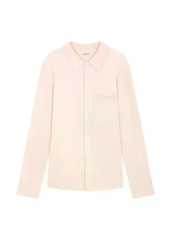 FURSAC Waffle-knit Long-sleeve Shirt