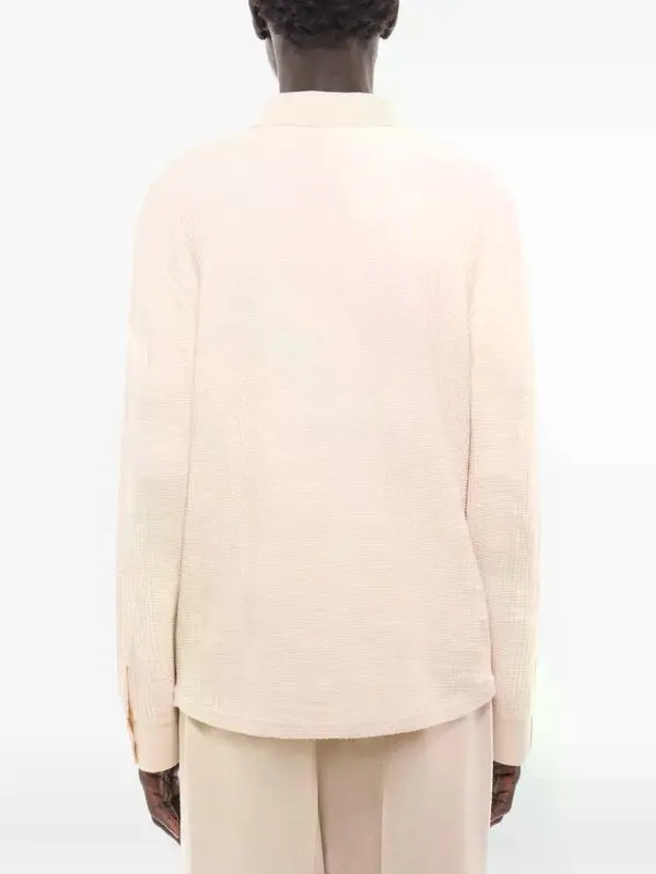 FURSAC Waffle-knit Long-sleeve Shirt