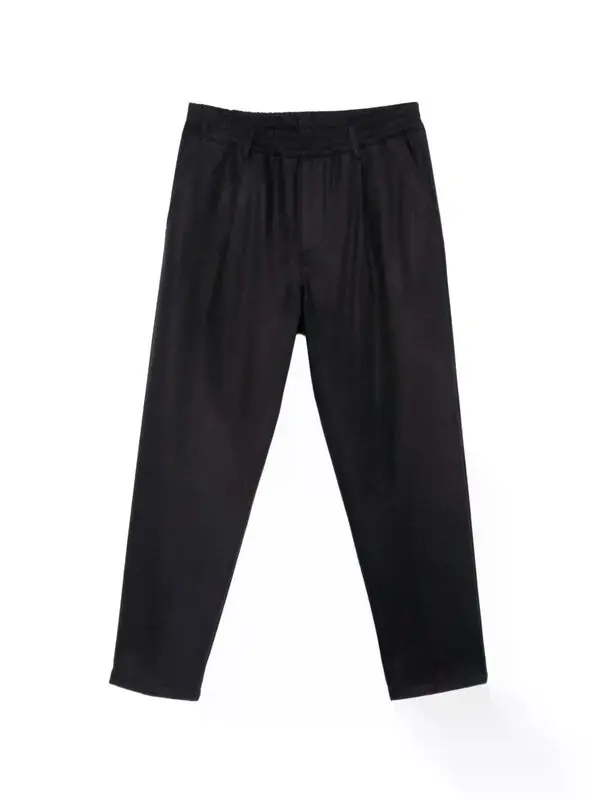 Eleventy Pleated Elasticated-waist Trousers