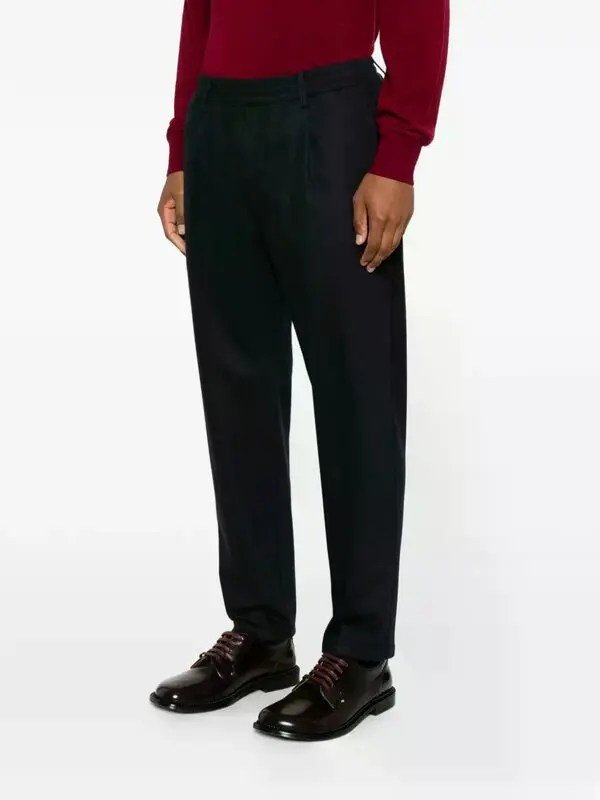 Eleventy Pleated Elasticated-waist Trousers