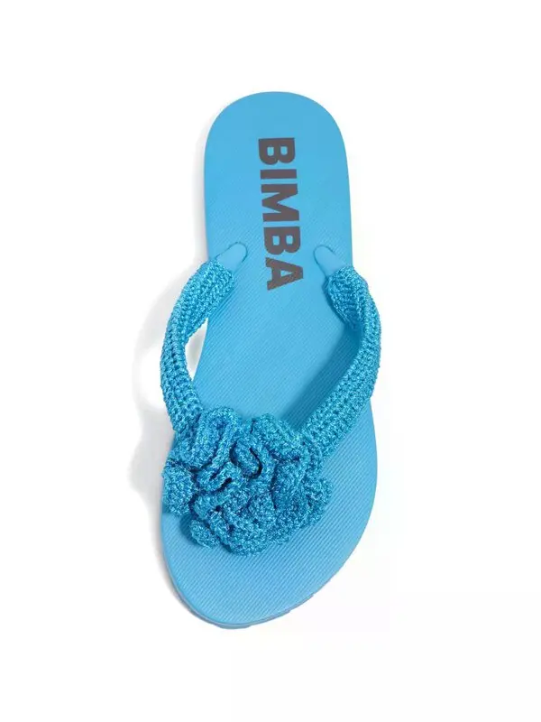 Bimba Y Lola Crochet Flower Flip-flops
