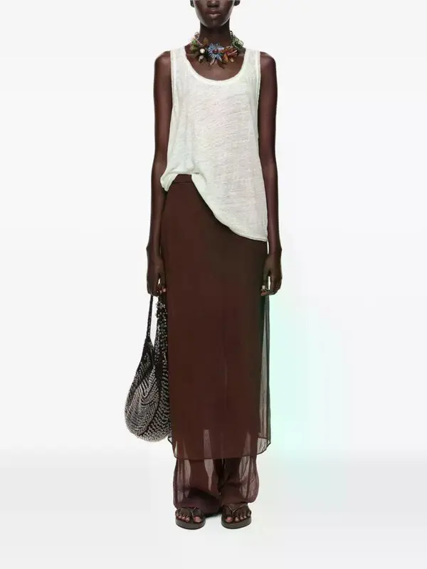Bimba Y Lola Textured Skort - Brown