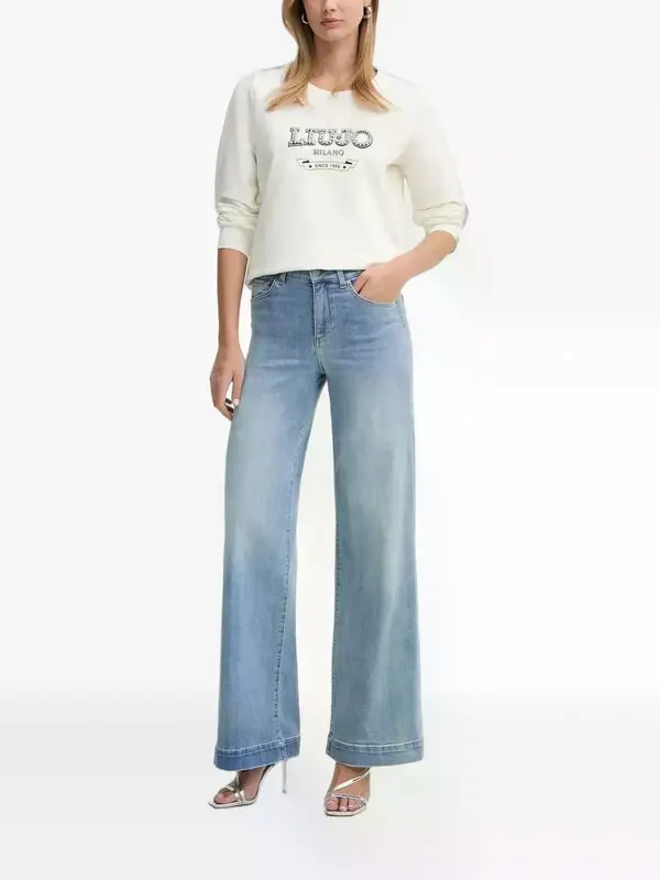 Liu Jo Embellished Graphic Sweatshirt