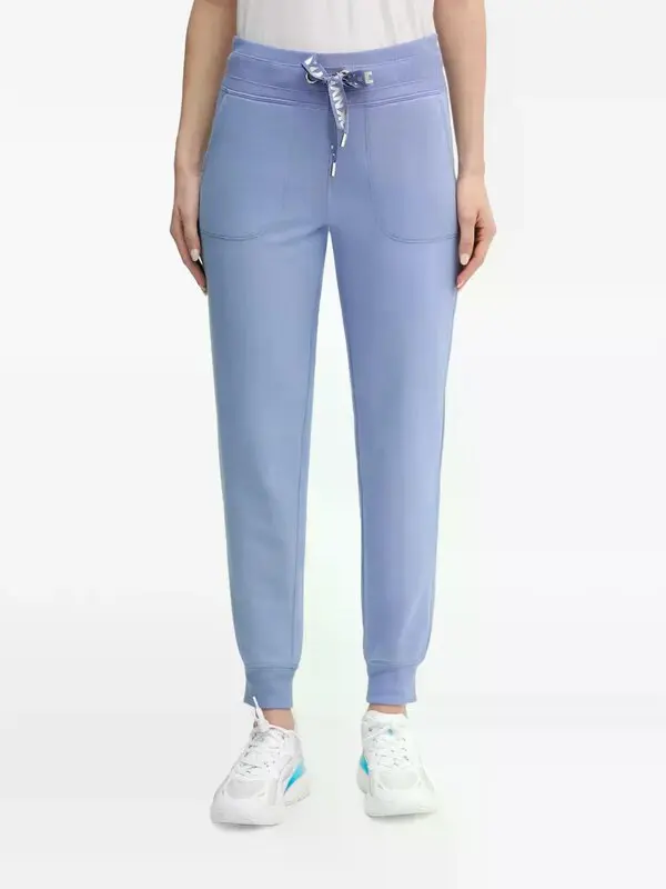 Dkny Logo-drawstring Track Pants - Blue