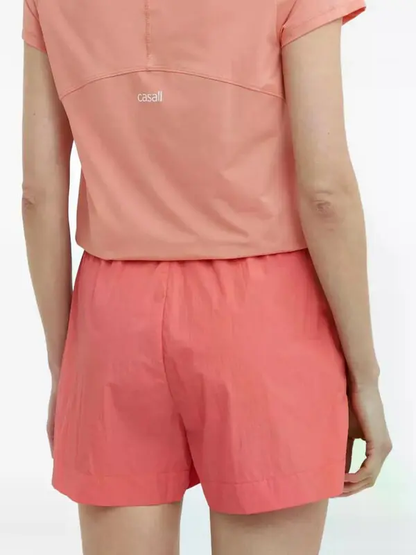CASALL Drawstring Logo-print Shorts - Pink