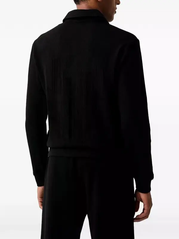 EA7 Logo-patch Quarter-zip Sweatshirt