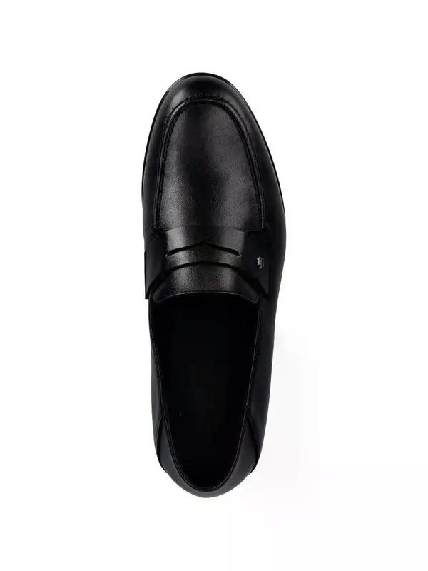 BALDININI Penny-strap Almond-toe Loafers