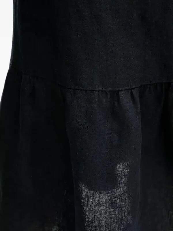 Dkny Ruffled Drawstring Skirt - Black