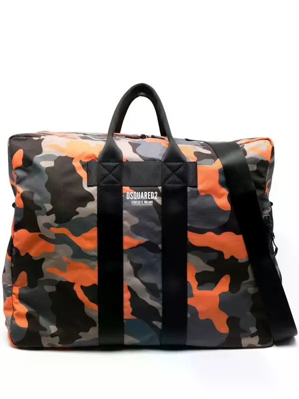 Dsquared2 Camouflage-print Zip-up Bag
