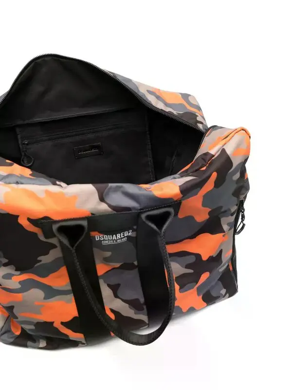 Dsquared2 Camouflage-print Zip-up Bag
