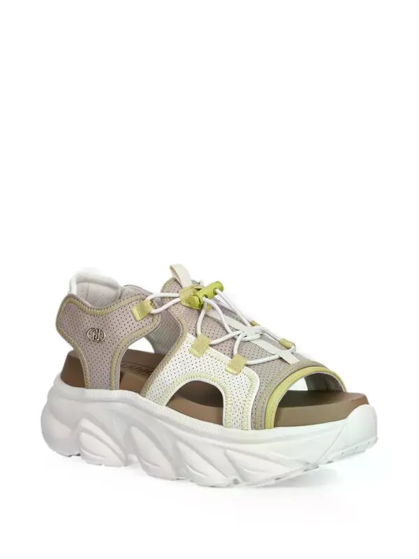 Liu Jo Perforated Drawstring Sandals