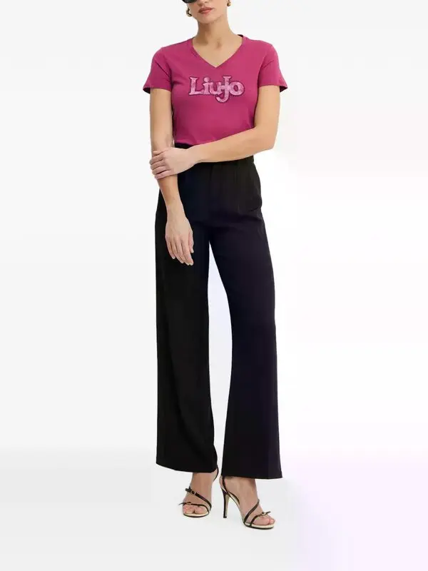 Liu Jo Embellished V-neck T-shirt