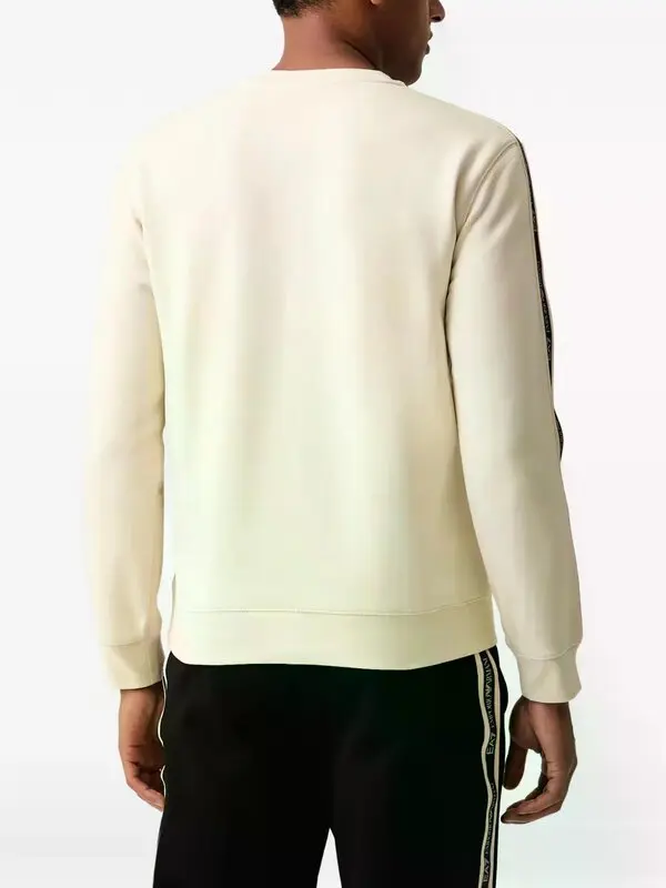 EA7 Logo-patch Tape-detail Sweatshirt