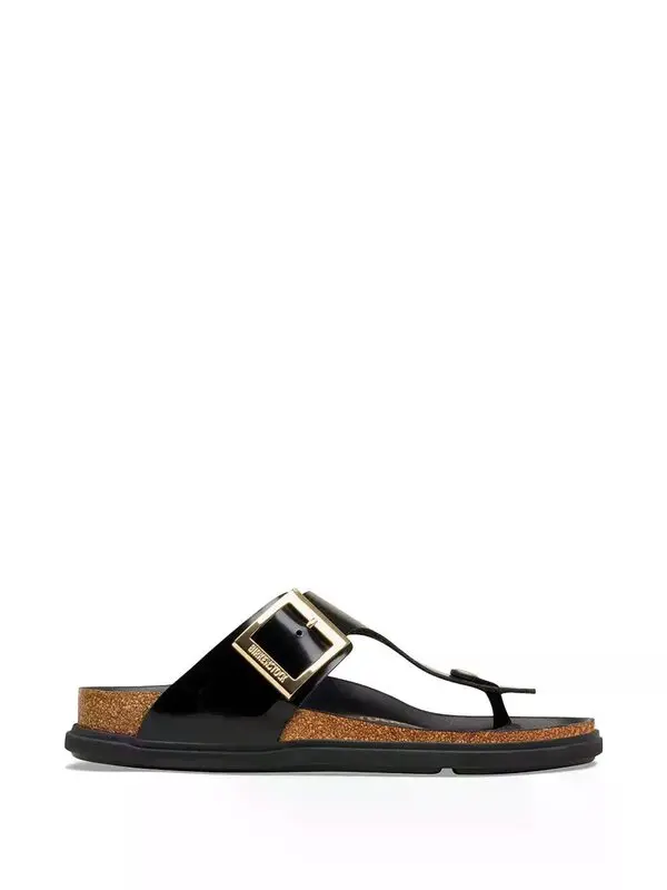 BIRKENSTOCK Gizeh Buckle-fastening Thong Sandals - Black