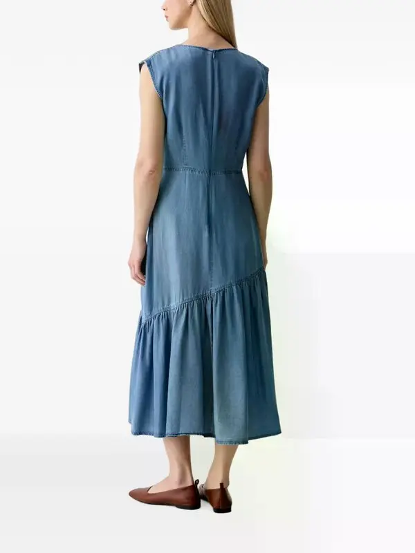 Dkny Ruffled Midi Dress