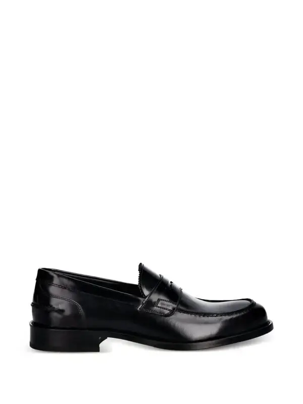 BALDININI Leather Penny Loafers