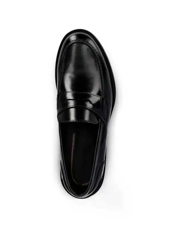BALDININI Leather Penny Loafers