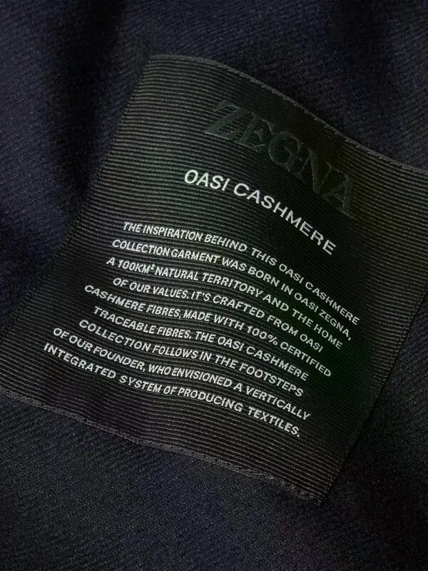 Zegna Oasi Cashmere Zip-through Cardigan - Blue