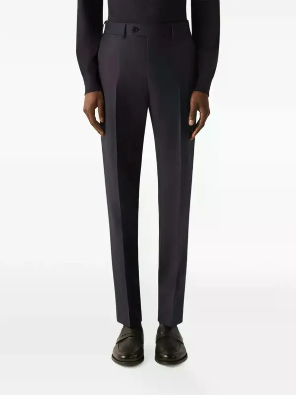 Zegna Navy Trofeo Selection Wool Suit