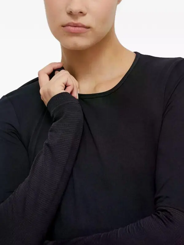 CASALL Mesh-panelled Long-sleeve T-shirt