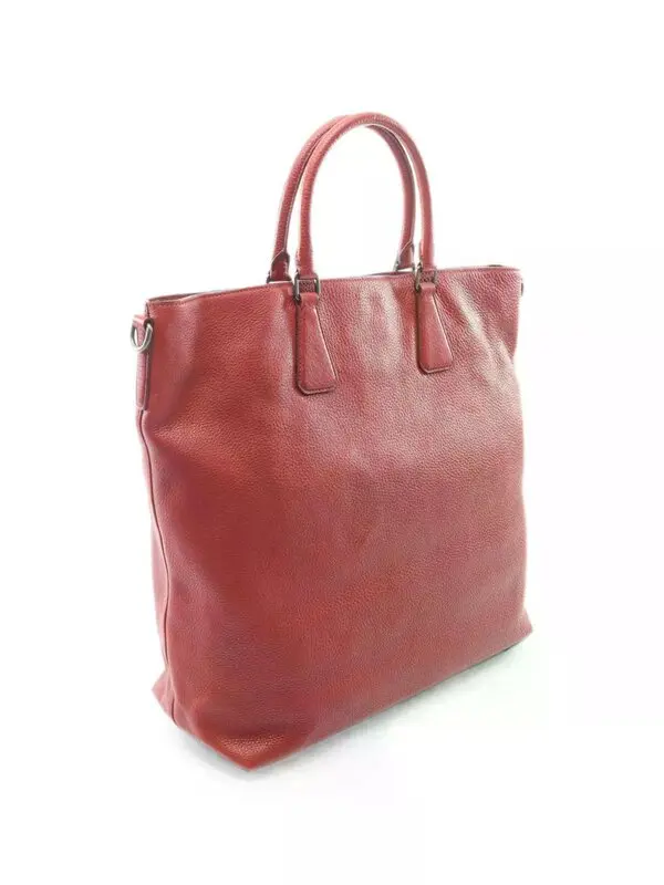 Prada 2000s Leather Tote Bag