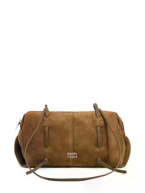 Bimba Y Lola Suede Lolita Bag - Brown