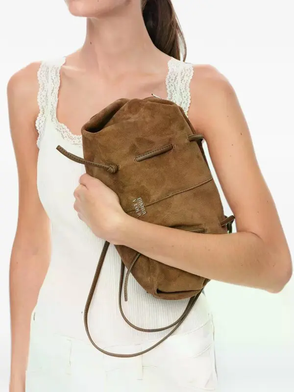 Bimba Y Lola Suede Lolita Bag - Brown