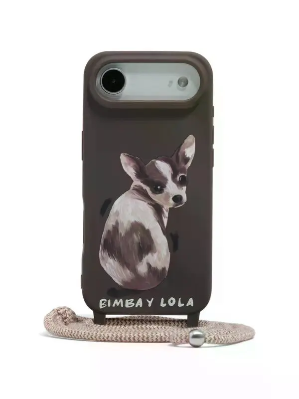 Bimba Y Lola Chocolate Chihuahua Iphone 17 Air Hard Case - Brown