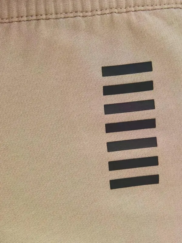 EA7 Logo-print Cuffed Cargo Pants