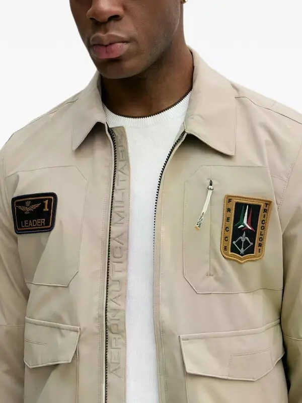 AERONAUTICA MILITARE Patch-detail Mlitary Jacket