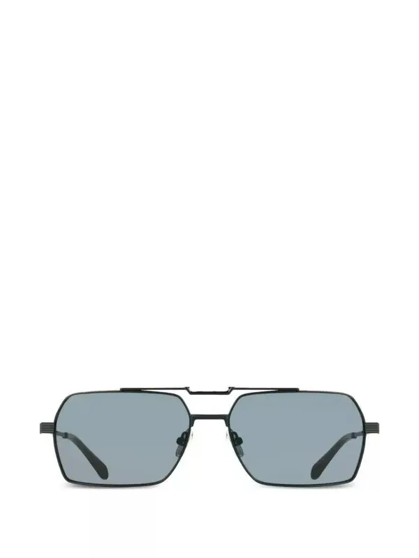 FERRAGAMO Double-bridge Geometric-frame Sunglasses