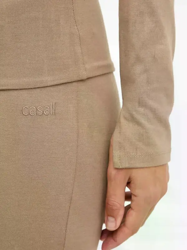 CASALL Logo-embroidered Flared Track Pants