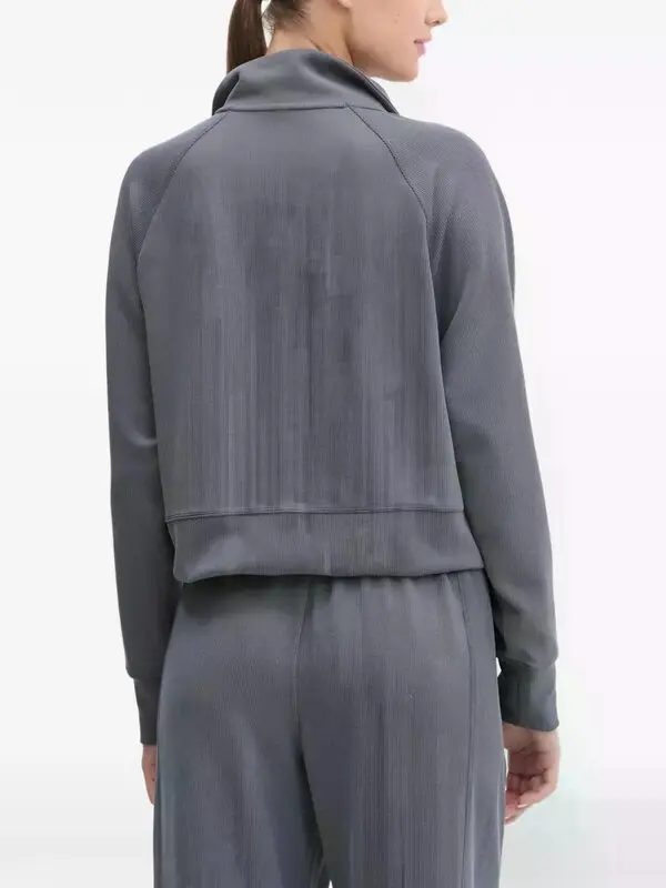 Dkny Ribbed Half-zip Sweatshirt