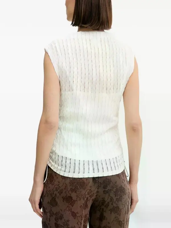 Dkny Drawstring Sleeveless Top