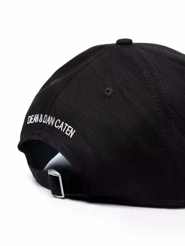 Dsquared2 Distressed-effect Logo-print Cap