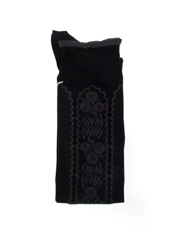 ANTIPAST Floral-pattern Knit Socks