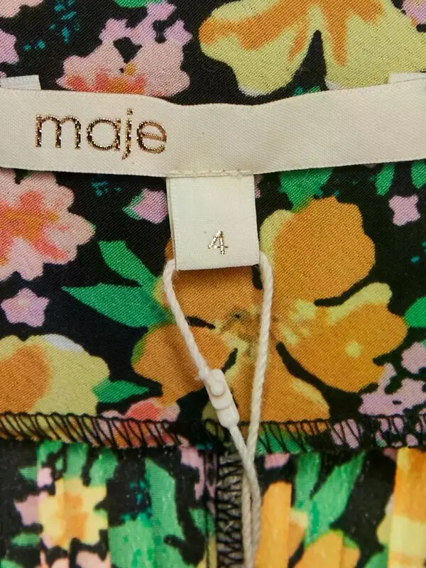 Maje Pre-owned Floral-print Dress
