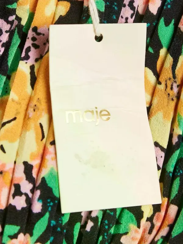 Maje Pre-owned Floral-print Dress