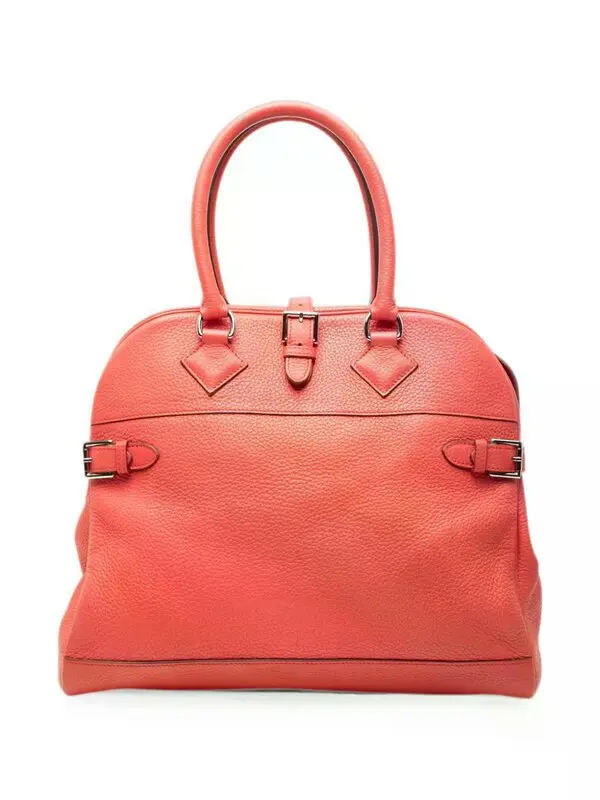 Hermès Clemence Atlas 35 Handbag - Red