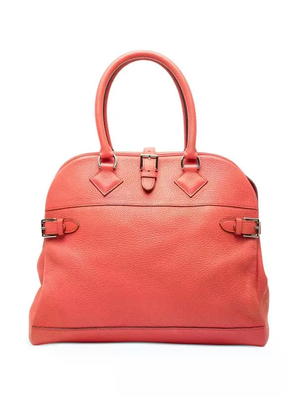 Hermès Clemence Atlas 35 Handbag - Red